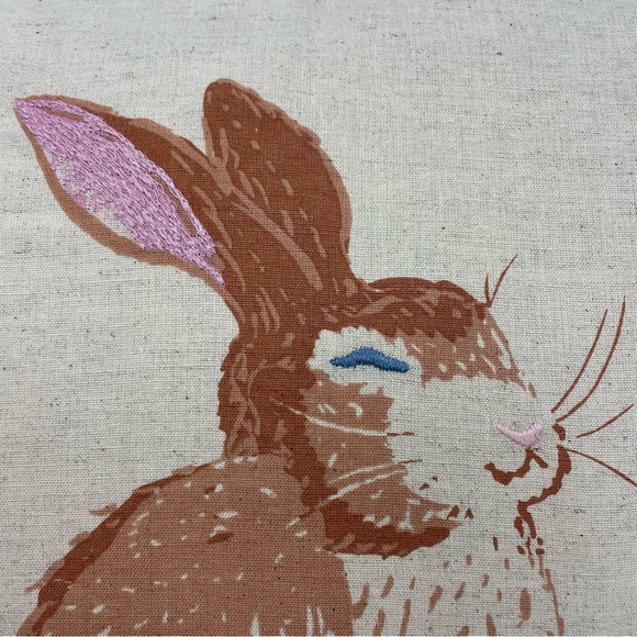 Target | Accents | Bunny Pillow Embroidered Cotton 8 X 18 | Poshmark